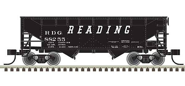 Atlas - 2-Bay Offset-Side Hopper with Flat Ends & Load - Ready to Run ...