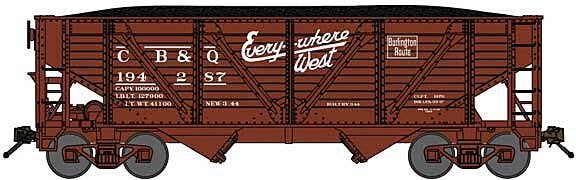 Bluford - 2-Bay War-Emergency Composite Hopper with Coal Load - Ready ...