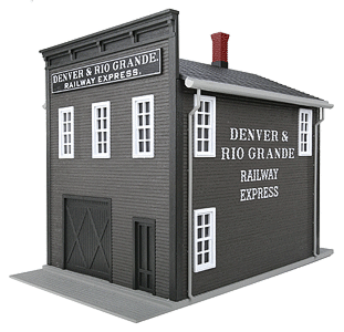 MTH - 2-Story Livery Building - D&RG Railway Express - 507-3090163