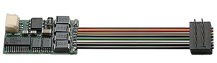 Trix - 2000-Milliamp Locomotive Decoder - For NEM Connector - 739-66837