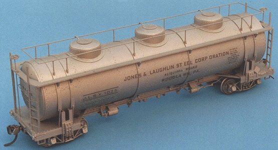 Funaro - 20,000-Gallon Steel Coal Tar Tank Car (One-Piece Tank w/Frame ...