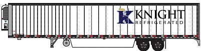 Ttrainworx - 2000s 53' Reefer Trailer - Assembled - Knight ...