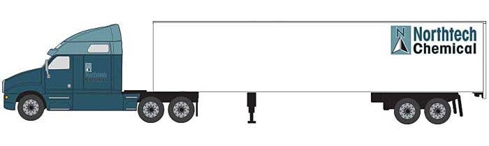 CMW - 2000s Semi Tractor-Trailer Set - Assembled - TraxSide - Northtech ...