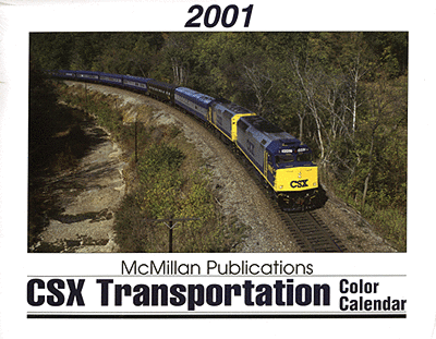 McMillan - 2001 Color Calendar - CSX Transportation - 51-104