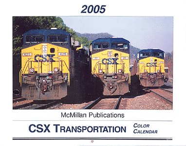 McMillan - 2005 Color Calendar - CSX Transportation - 51-127
