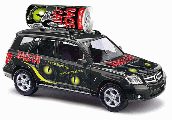 Busch - 2009 Mercedes-Benz GLK-Klasse SUV - Assembled - Race Cat (black ...