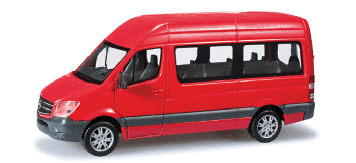Herpa - 2013 Mercedes-Benz Sprinter High-Roof Passenger Van - Assembled ...