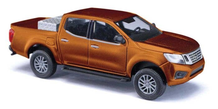 Busch - 2015 Nissan Navara Crew-Cab Pickup Truck w/Bed Box - Assembled ...