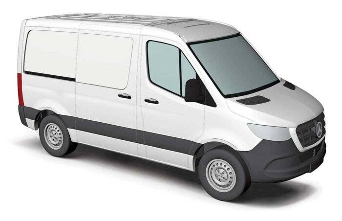 Busch - 2018 Sprinter Cargo Van with Short Wheelbase - Assembled ...