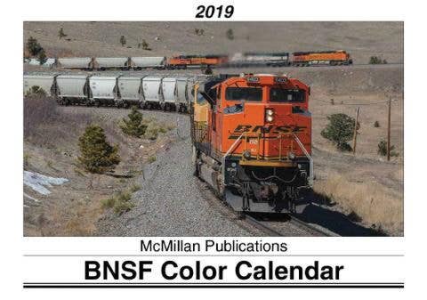 McMillan - 2019 Calendar - BNSF Railway - 51-BNSF19