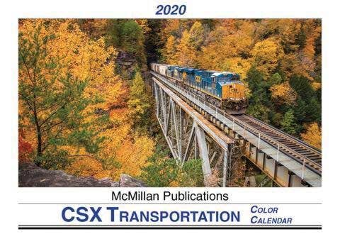 McMillan - 2020 Calendar - CSX Transportation - 51-CSX20