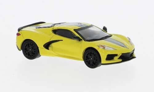 Brekina - 2020 Chevrolet Corvette (C8) Stingray - Assembled - Yellow ...