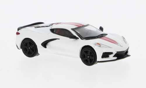 Brekina - 2020 Chevrolet Corvette (C8) Stingray - Assembled - White ...