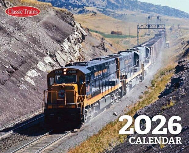 Firecrown - 2026 Classic Trains Calendar - 12 Month Calendar, 13 x 10-1 ...