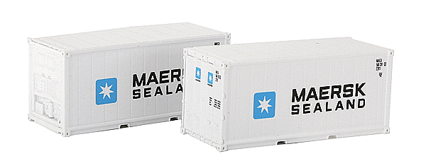 Deluxe - 20' Reefer Container 2-Pack - Maersk-Sealand - 238-30011