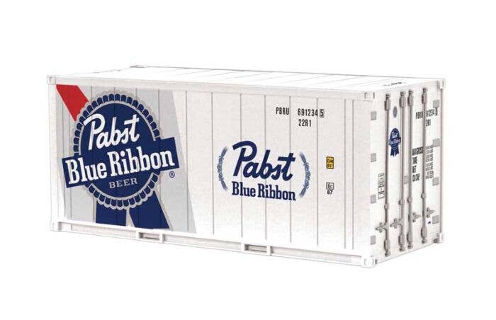 Atlas O - 20' Reefer Container - Assembled - Pabst Blue Ribbon Beer ...