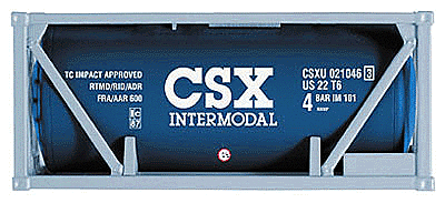 K-Line - 20' Tank Containers - CSX - 401-7810026