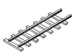 Alexander - 24" Gauge Mine Track - Straight pkg(4) - 120-2804