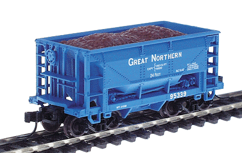 Atlas - 25' 70-Ton Ore Car - Great Northern #95339 (blue, white) - 150 ...