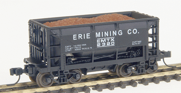 Atlas - 25' 70-Ton Ore Car - Ready-to-Run - Erie Mining #2320 (black ...