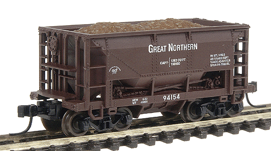 Atlas - 25' 70-Ton Ore Car - Ready-to-Run - Great Northern #94154 ...