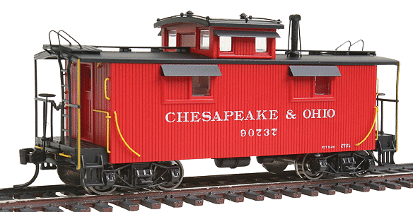 Walthers - 25' C&O Wood Caboose - Ready to Run - Chesapeake & Ohio ...