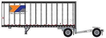 Ttrainworx - 28' Pup Van Trailer with Converter Dolly - Assembled - YRC ...