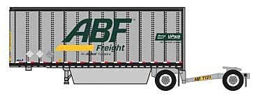Ttrainworx - 28' Pup Van Trailer with Converter Dolly - Assembled - ABF ...