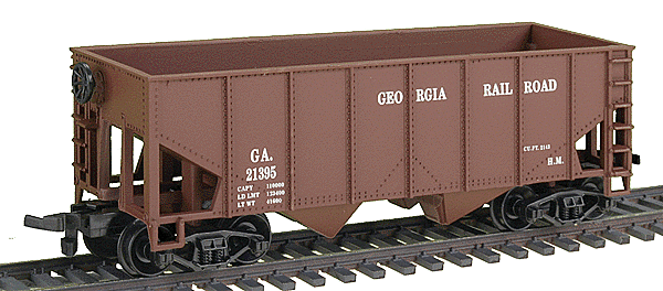 Life-Like - 2 Bay Hopper Car - Georgia Railroad #21908 - 433-21908