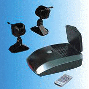 SJT Ent - 2 Camera Wireless Color Cam System - With Audio 2.4 gHz - 655 ...