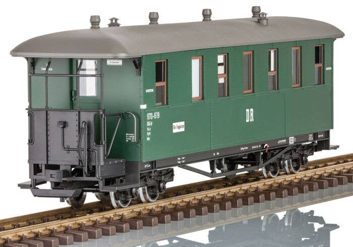LGB - 2nd Class Coach - Ready to Run - German State Railroad DB #1 (Era ...