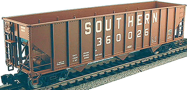 AristoCraf - 3-Bay 100-Ton Coal Hopper - Southern Railway - 614-41413