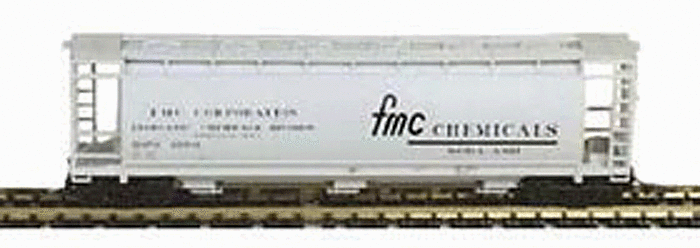 Bowser - 3-Bay Cylindrical Covered Hopper - FMC Chemical - 6-37265