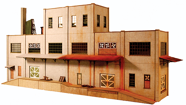 GCLaser - 3-Story Concrete Industrial Backdrop - Cube Modular System ...