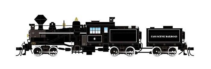 Rivarossi - 3-Truck Heisler - ESU LokSound 5 and DCC - Cass Scenic ...