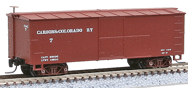 MicroTrain - 30' Boxcar Single Door Nn3 - Carson & Colorado #7 (Boxcar ...