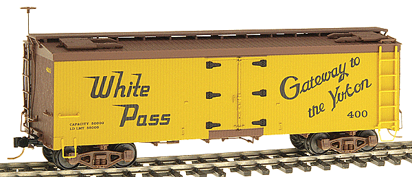 MicroTrain - 30' Refrigerator Car HOn3 - White Pass & Yukon #400 ...