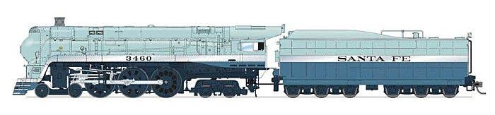 BLI - 3464 Class 4-6-4 Hudson - Standard DC - Stealth Brass Hybrid ...