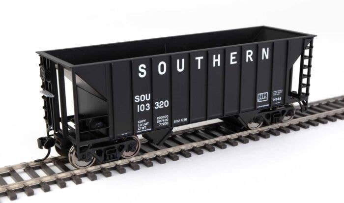Walthers - 34' 100-Ton 2-Bay Hopper - Ready to Run - Southern Railway ...