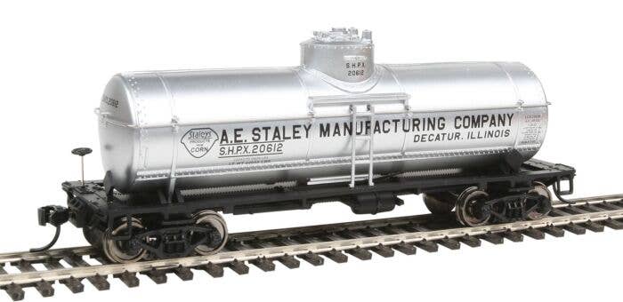Walthers - 36' 10,000-Gallon Tank Car - Ready to Run - A.E. Staley SHPX ...