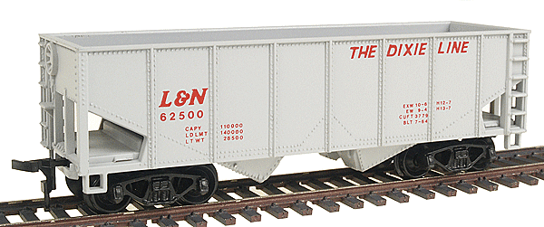 Model Pwr - 36' 2-Bay Open Top Hopper - Louisville & Nashville "The ...