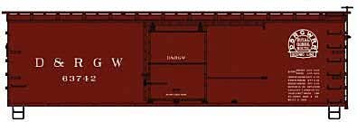 Accurail - 36' Double-Sheathed Wood Boxcar, Steel Roof, Ends, Fishbelly ...