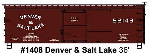 Accurail - 36' Double-Sheathed Wood Boxcar, Steel Roof, Ends, Straight ...