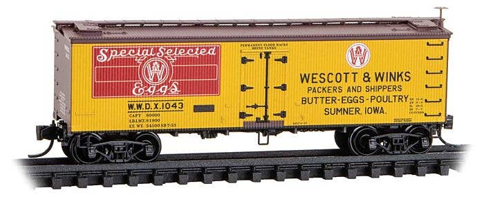 MicroTrain - 36' Wood-Sheathed Ice Reefer - Ready to Run - Wescott ...