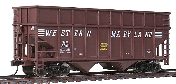 Walthers - 36' Wood Chip Hopper - Ready to Run - Western Maryland #2901 ...