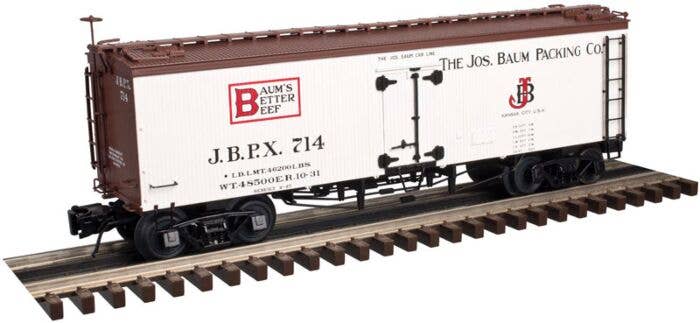 Atlas O - 36' Wood Reefer - 3-Rail - Ready to Run - Master(R) - Baum's ...