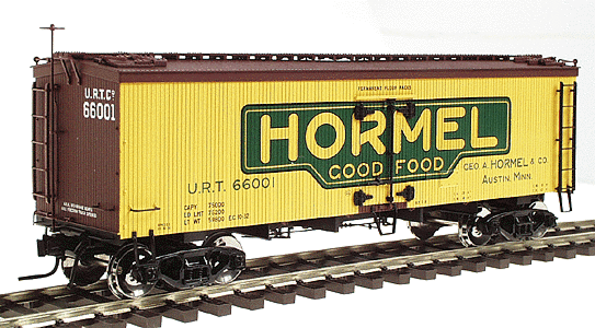 Atlas O - 36' Wood Refrigerator Car 2-Rail - Hormel #66000, #66001 ...