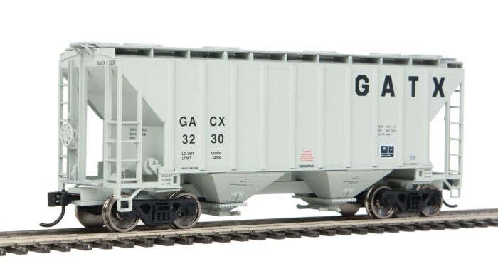 Walthers - 37' 2980 Cubic-Foot 2-Bay Covered Hopper - Ready to Run ...