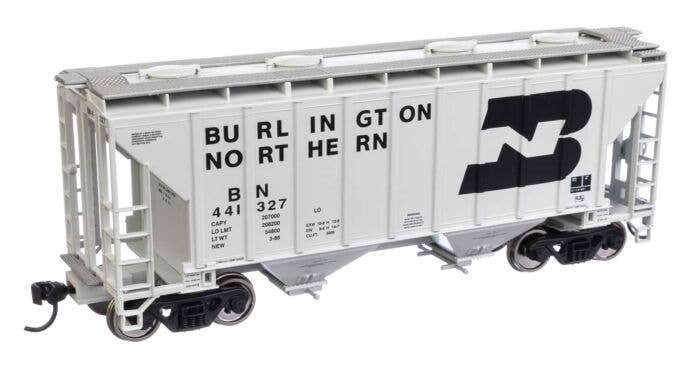 Walthers - 37' 2980 Cubic-Foot 2-Bay Covered Hopper - Ready to Run ...