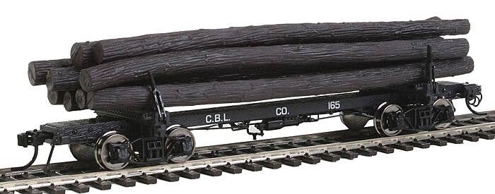 Rivarossi - 38' Skeleton Log Car 2-Pack - Ready to Run - Coos Bay ...